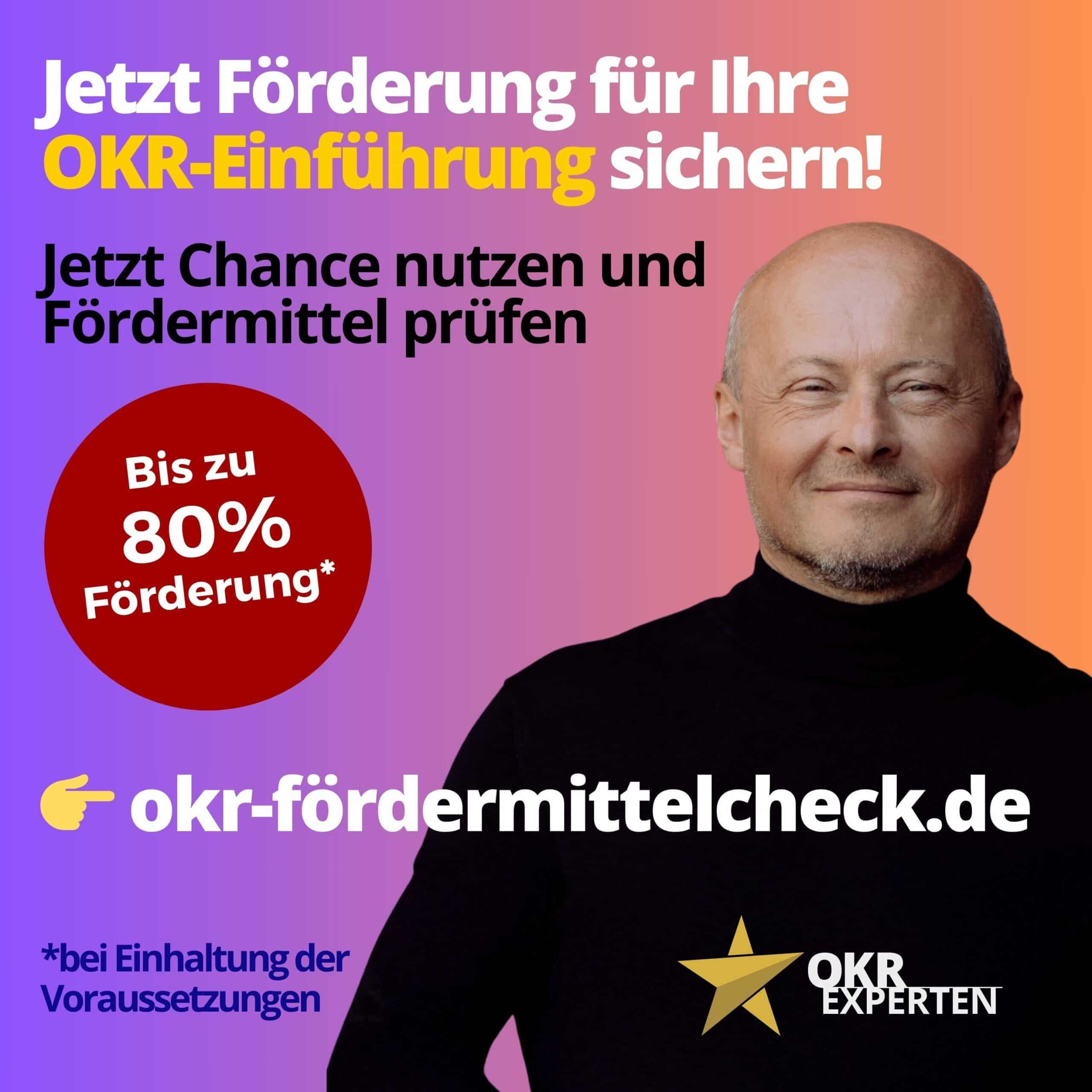 OKR introduction/optimization with up to 80% state funding!